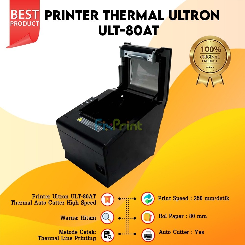 Jual Printer Kasir Thermal Auto Cutter Ultron ULT80AT 80mm IWare 80mm ...