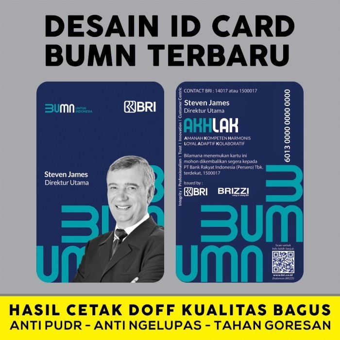 Jual PROMO!! -ID CARD BUMN BANK BRI TERBARU MENGGUNAKAN KARTU BRIZZI ...