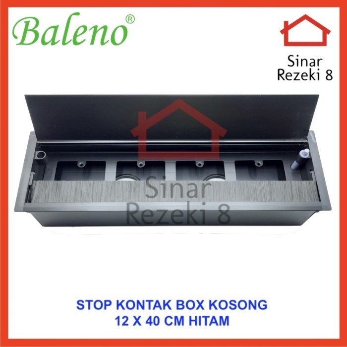 Jual Stop Kontak Meja 12 x 40 Box Hitam / Grommet Colokan Listrik Tanam ...