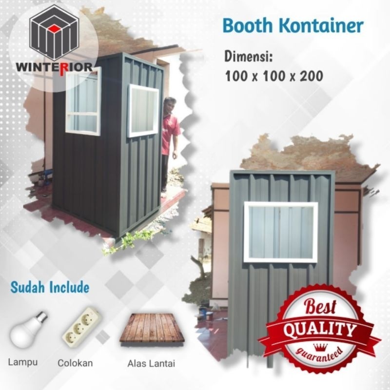 Jual Booth Container / Gerobak Jualan Angkringan stand portable ...