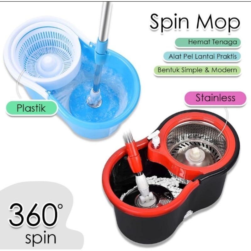Jual Pel Lantai / Alat Pel Ultra Mop Pengepel Lantai Spin Mop Mop Pel ...