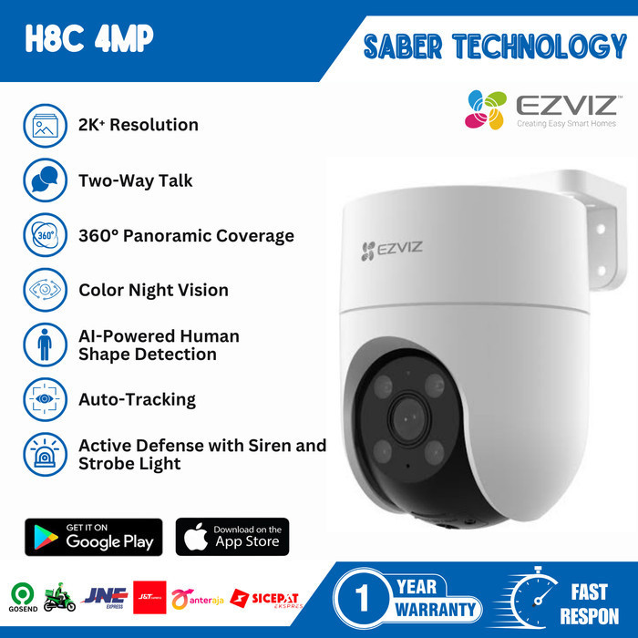 Jual Ezviz H8C 4MP Smart HOME IP Camera CCTV Outdoor | Shopee Indonesia
