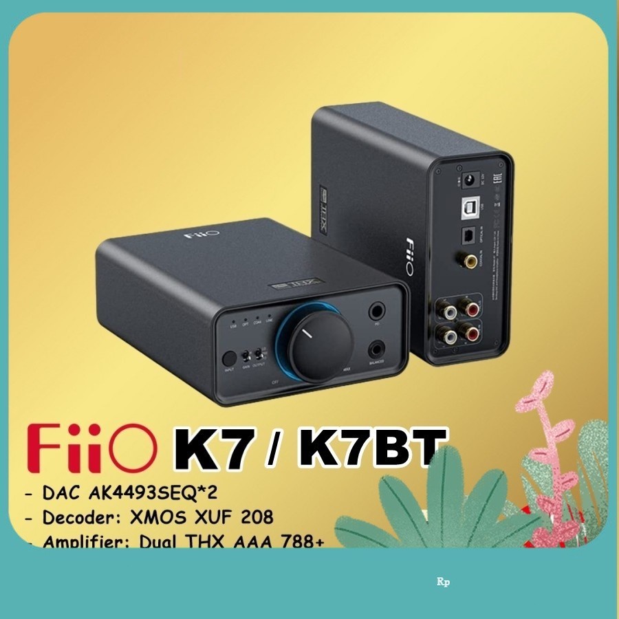 Jual FiiO K7 K 7 K7BT K7 BT Amplifier Headphone DAC HiFi | Shopee Indonesia