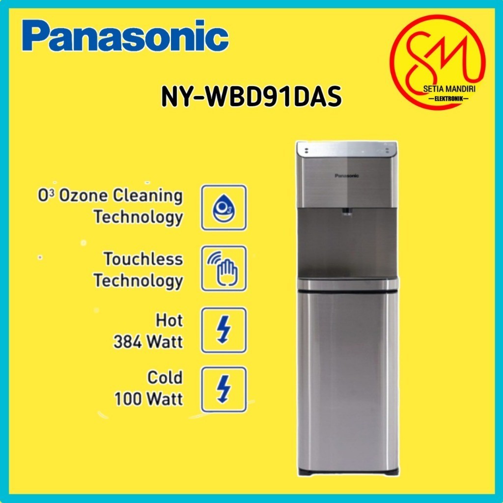 Jual Panasonic NY-WDB91DAS Touchless Water Dispenser Bottom Loading ...