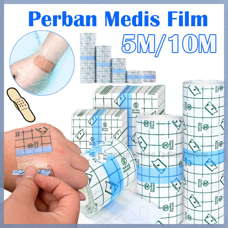 Jual 10M Plester perban anti air Perban Medis Film Plester PU Film ...