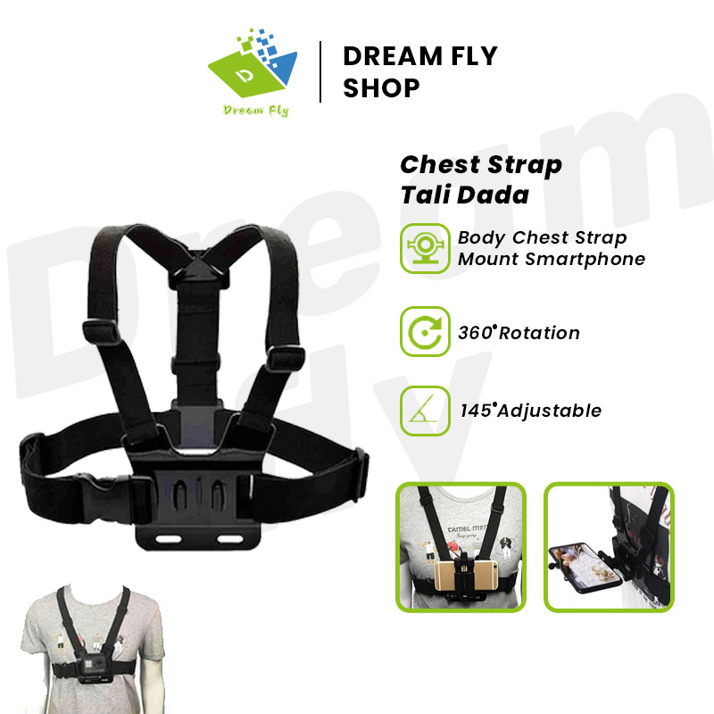 Jual Chest Strap Tali Dada Handphone & Mount Kamera Body Belt Holder HP ...
