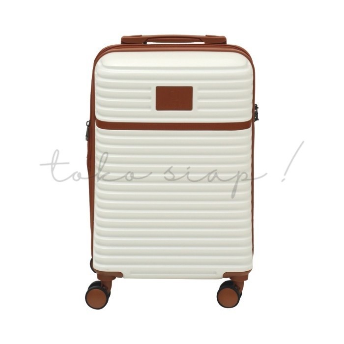 Jual Tokosiap Koper 24 Inci Luggage PC Vintage Luggo putih biru coklat ...