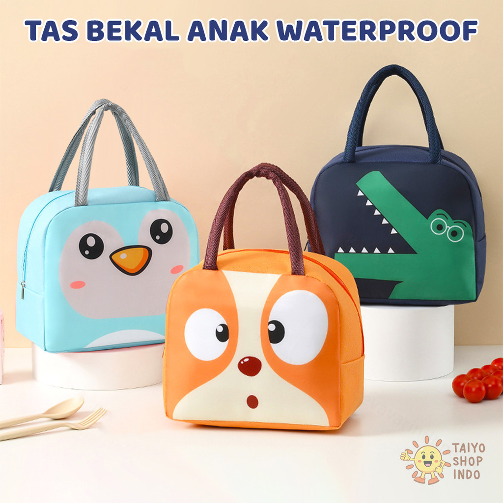 Jual TAIYO Tas Bekal Anak Waterproof Kotak Makan Siang Lunch Box Cooler ...