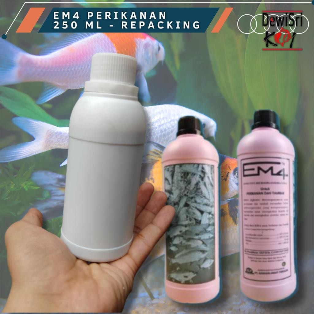 Jual Bakteri Starter EM4 Re-Packing 250 Ml Media Filter Kolam Aquarium ...
