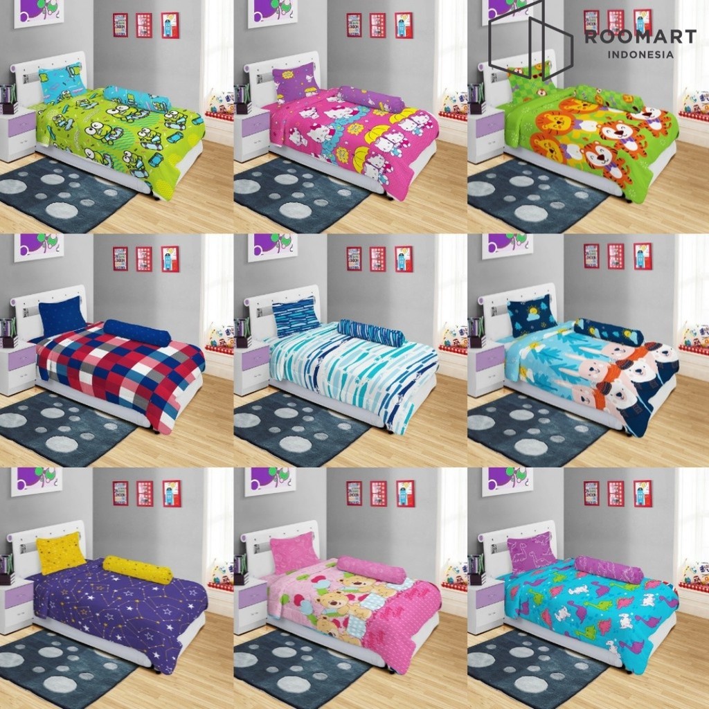 Jual Sprei Internal Motif Anak Ukuran 120x200 Single Tinggi 20 Fitted ...