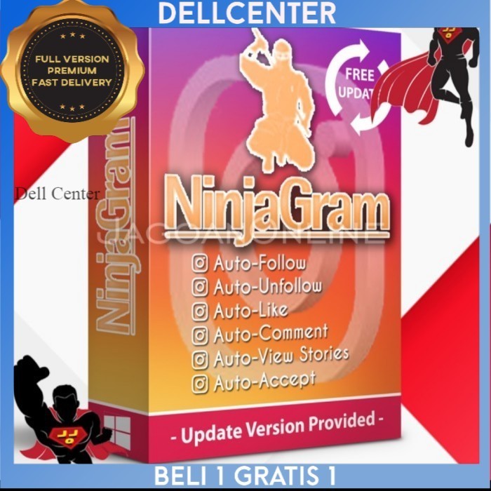 Jual NinjaGram Versi Terbaru - Aplikasi Robot IG Premium Dengan Banyak Fitur IG Secara Otomatis ...