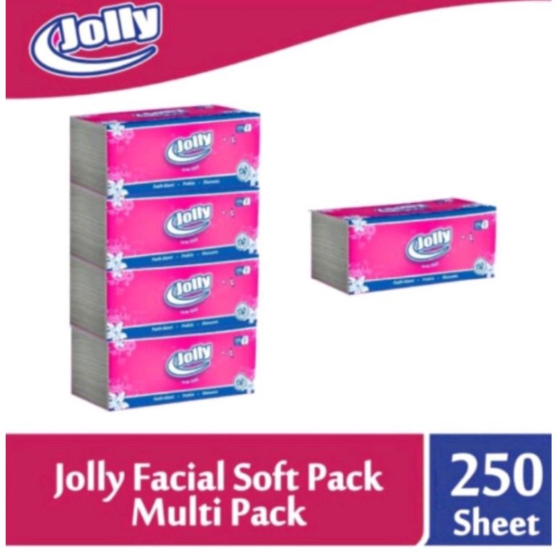 Jual Toko Salmina TISU JOLLY 250 SHETS SATU PAKET ISI 4 PCS | Shopee ...