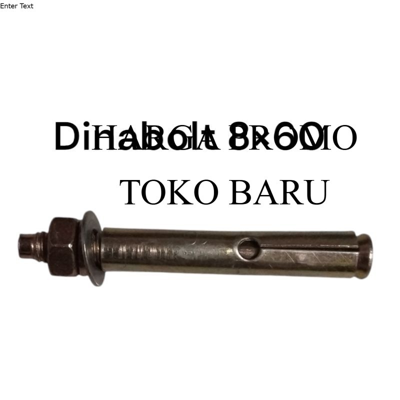 Jual EJ dinabolt 8 ×60 baut dinabolt tembok M8×60 dinabolt baut tembok ...