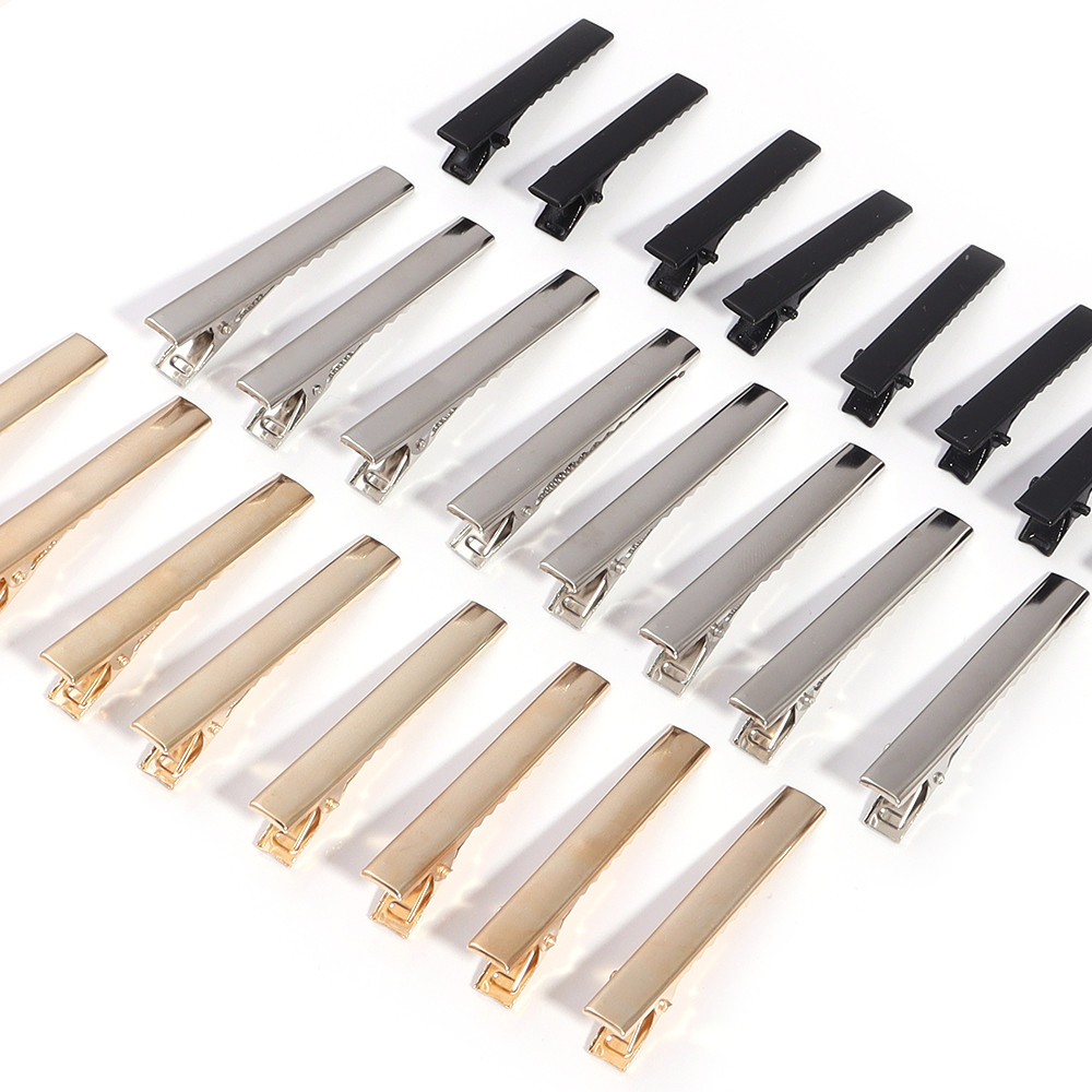 Jual Single Prong Alligator Hair Clips Duckbill Hair Clip For Jewelry ...