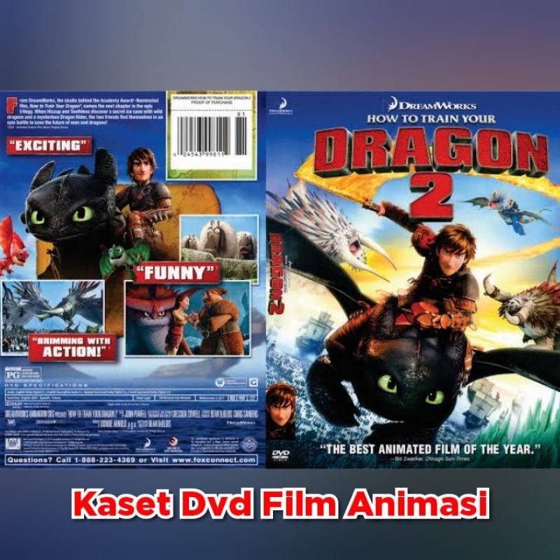 Jual Kasset Filem Animasii : How To Train Your Dragon 2 [ 2014 ] | Shopee Indonesia