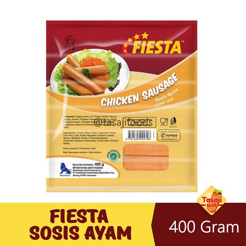 Jual Fiesta Sosis Ayam 400 Gram Chicken Sausage FROZEN FOOD | Shopee ...