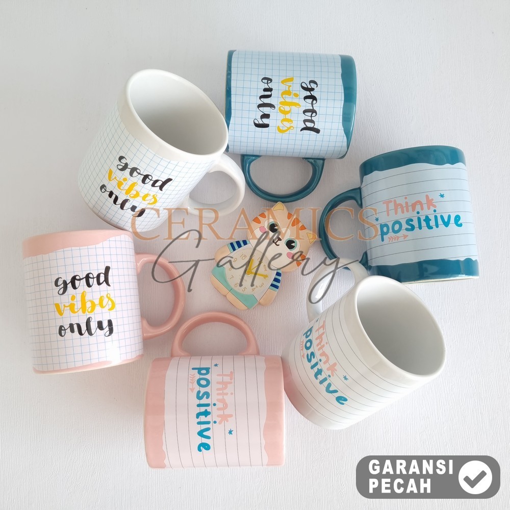 Jual HOMECO 1pcs Mug 11oz Typography Collection Gelas Typo One Paper ...