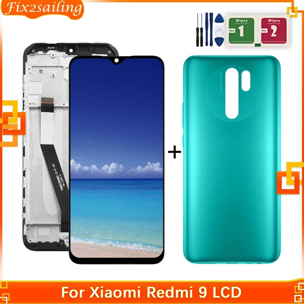 Jual LCD For Xiaomi Redmi 9 Display Screen Touch Digitizer Assembly ...