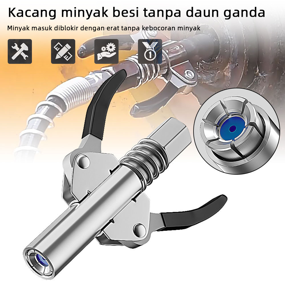 Jual Alat Grease Coupler Heavy Duty Kunci Ganda Grease Gun Oil Gun ...