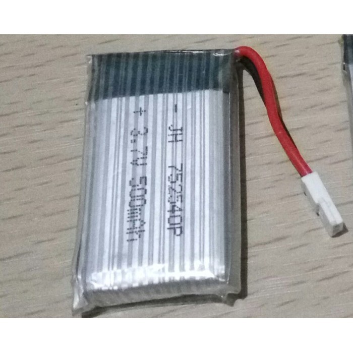 Jual Baterai Lipo 3.7v 500mah Battery RC Drone Asli Original Li-Po blackhawk sq800 sq800c Grab ...
