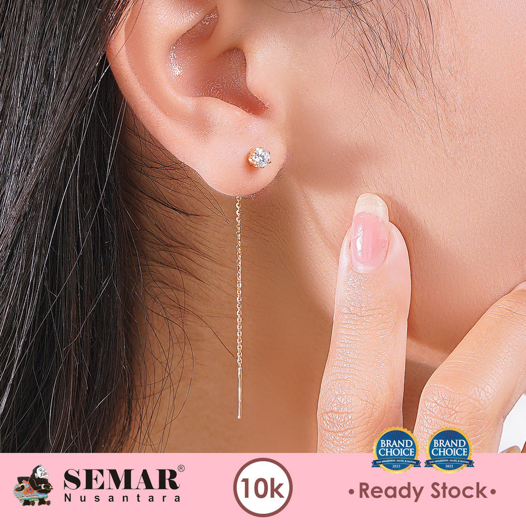 Jual Anting Slundup Solitaire Gold 10k Semar Nusantara | Shopee Indonesia