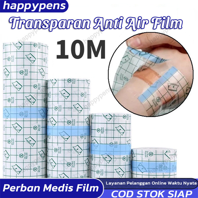 Jual 10M Perban Medis Film / Plester Tahan Air Transparen Film ...