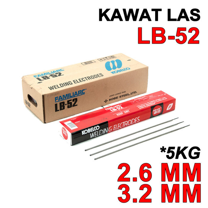 Jual Kawat Las LB52 3.2 mm KOBELCO 5KG Elektroda LB 52 Welding Listrik | Shopee Indonesia