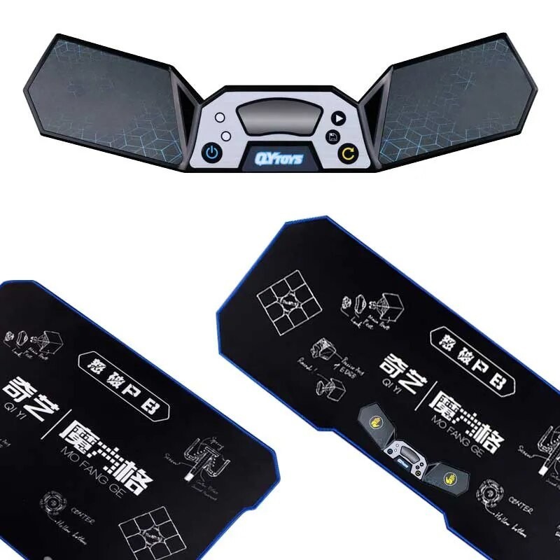 Jual QiYi Timer Magic Cube Timers Mat Professtional Mofangge Speed ...