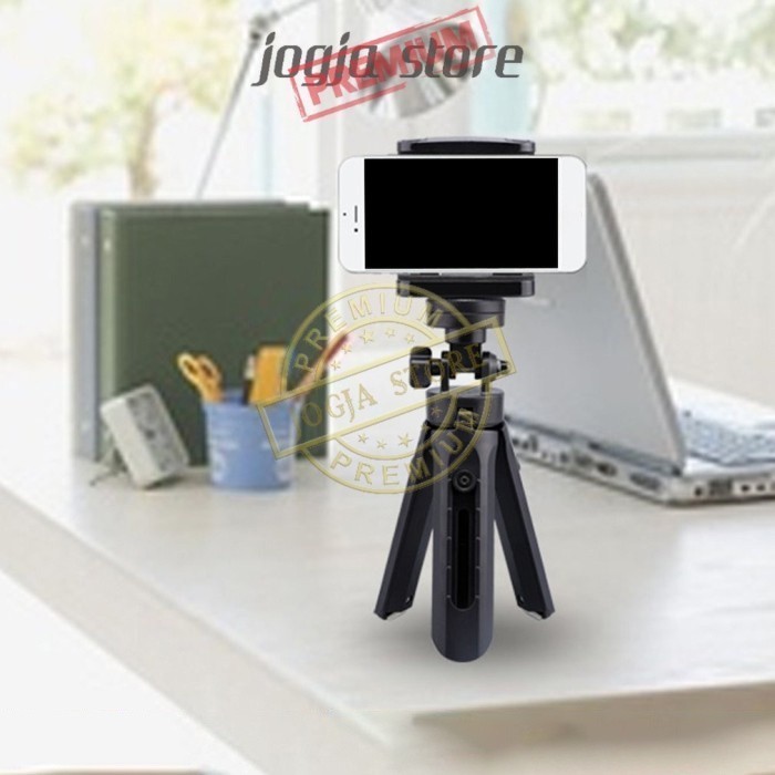Jual Tripod Mini Universal Tripod Handphone Vlog-Meeting Tripot Holder ...