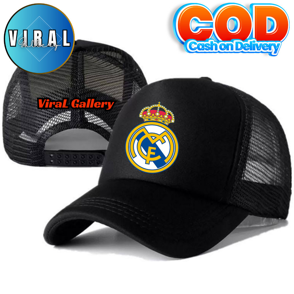Jual ViraL Gallery Topi Trucker REAL MADRID - Topi Distro REAL MADRID ...