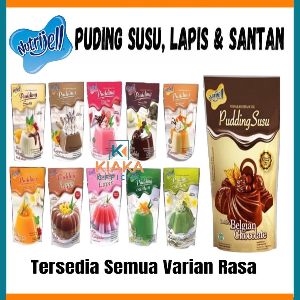 Jual Puding Susu Lapis Powder Forisa Nutrijel Rasa Buah Pudding ...