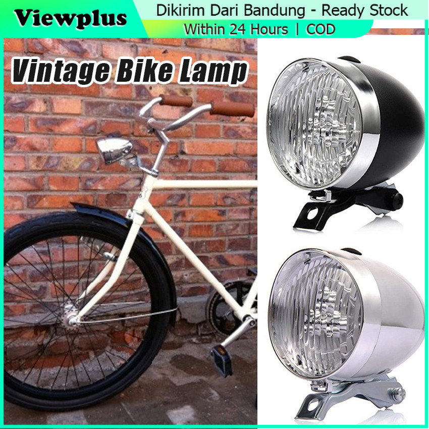 Jual Lampu Depan Sepeda Klasik LED Ontel Model Klasik Retro Vintage ...