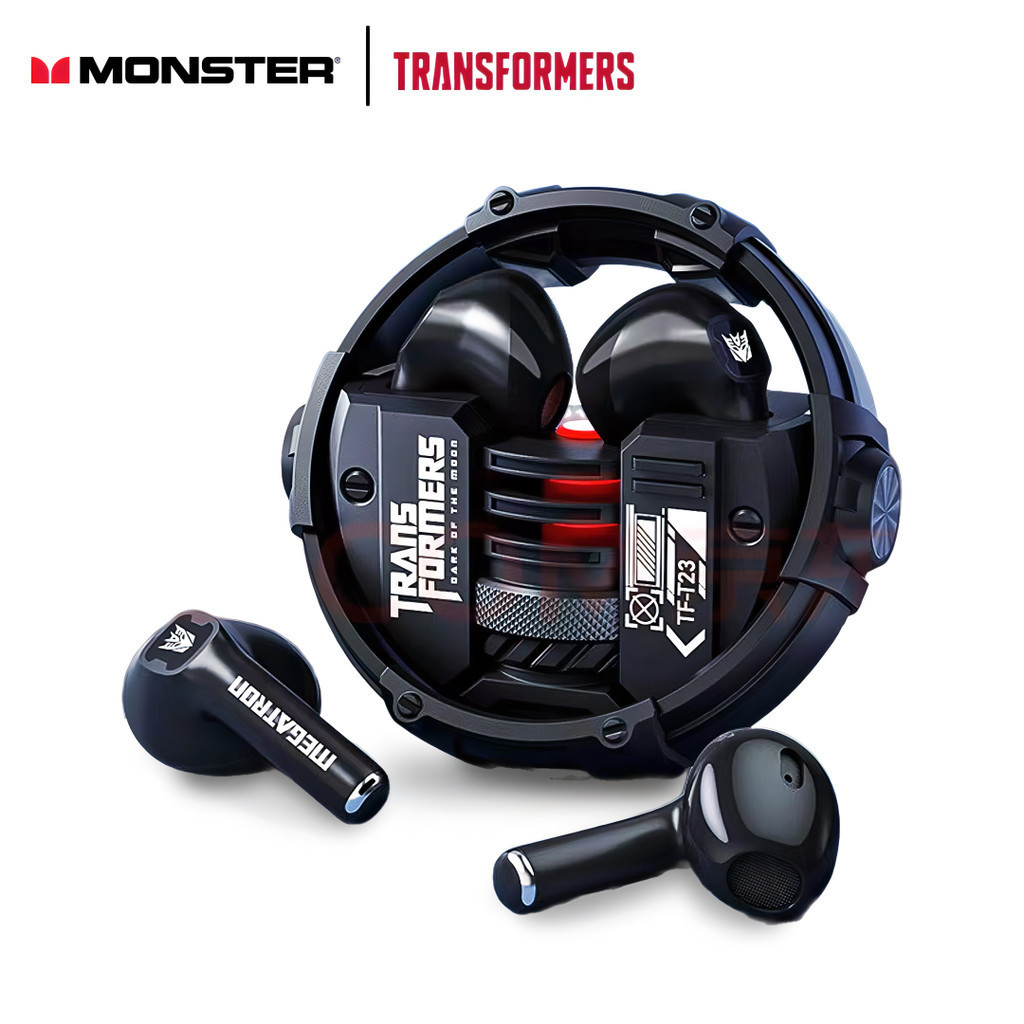 Jual Monster X Transformers T23 TWS Bluetooth Earphone V5.4 Wireless ...