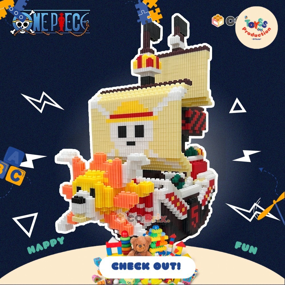 Jual Special Diskon (COD) Nano Block One Piece luffy Seris Doraemon ...