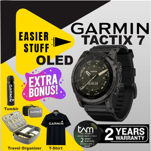 Jual Garmin Tactix 7 Amoled Tactical Watch / Tactix 7 Oled Smartwatch ...