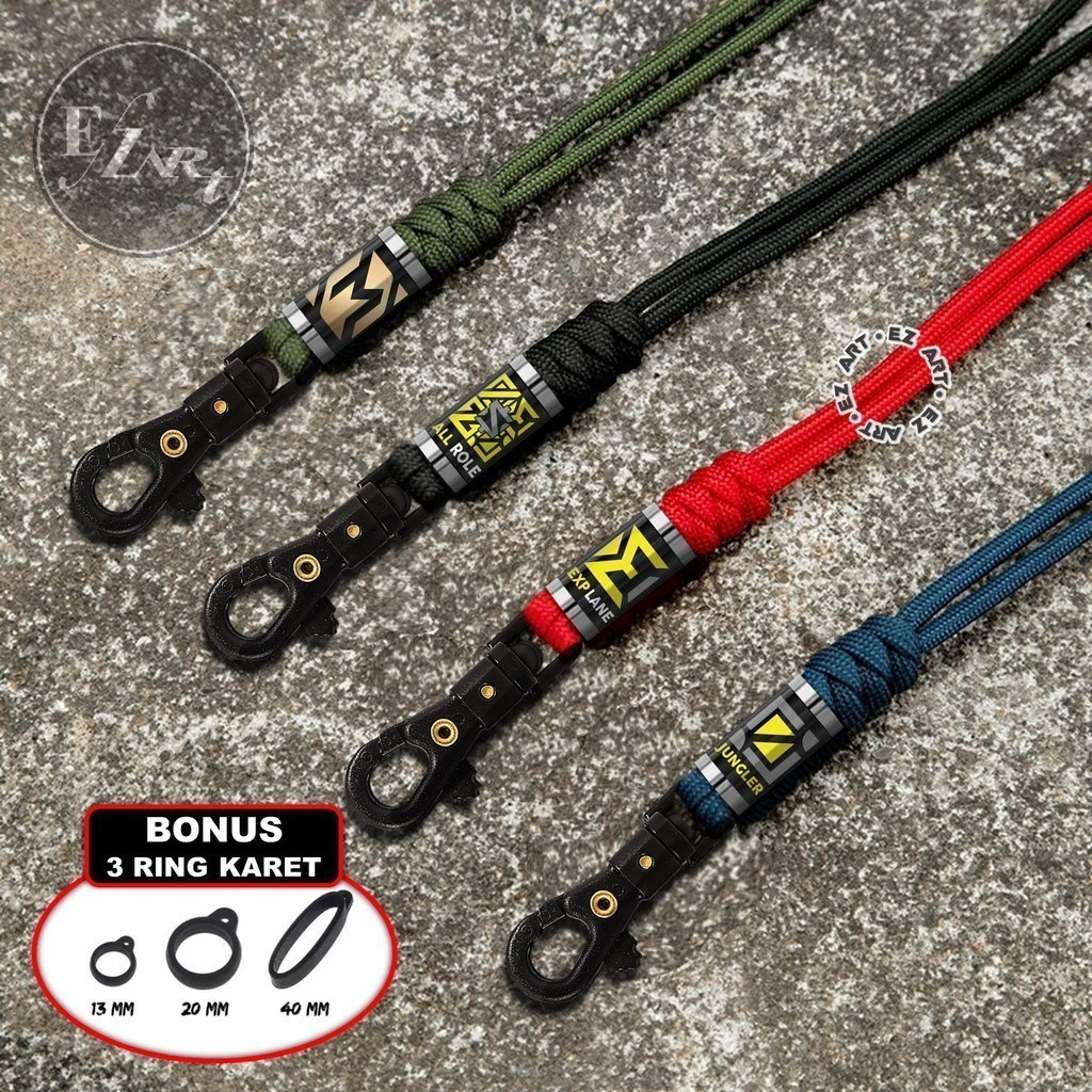 Jual Lanyard Logo MLBB Mobile Legends Role Gantungan ID Card Name Tag ...