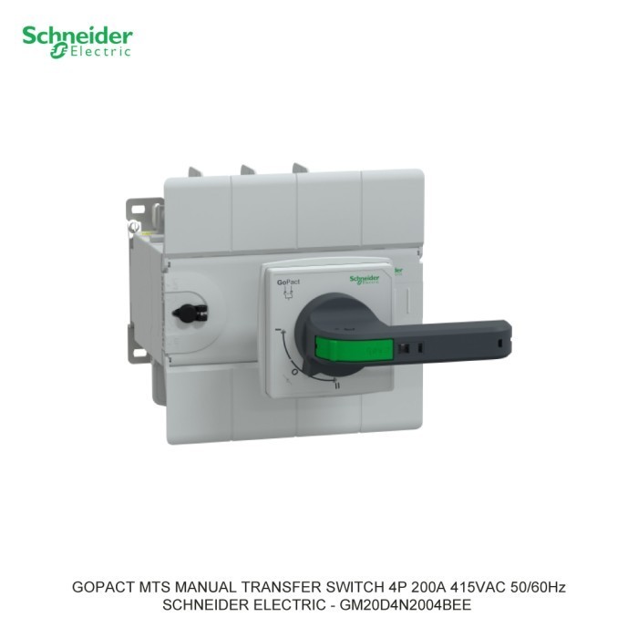 Jual SCHNEIDER Gopact Manual Transfer Switch (Mts) 4P 200A 415Vac 50 ...