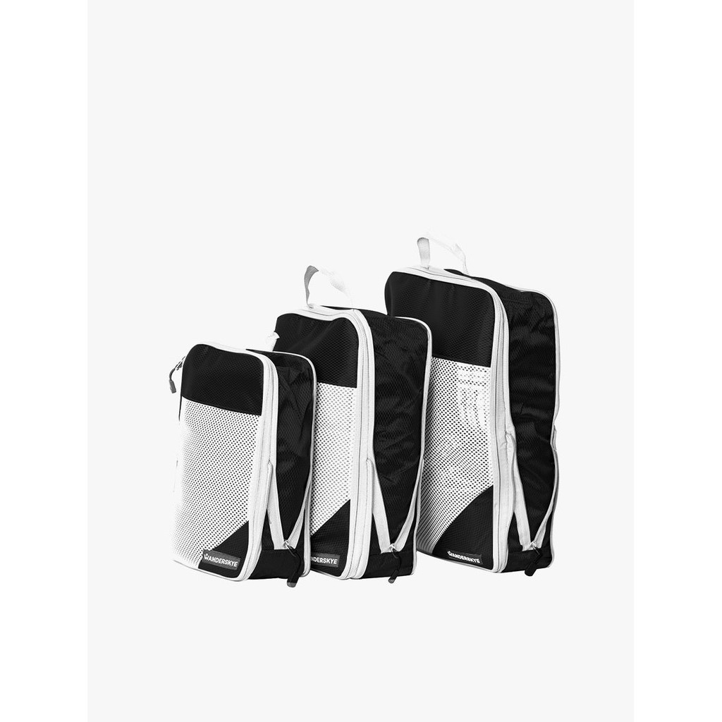 Jual Wanderskye Compression Packing Cubes - Set of 3 - Black | Shopee ...