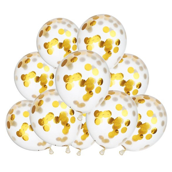 Jual BALON LATEX TRANSPARAN ISI CONFETTI BALON BENING ISI CONFETTI ...