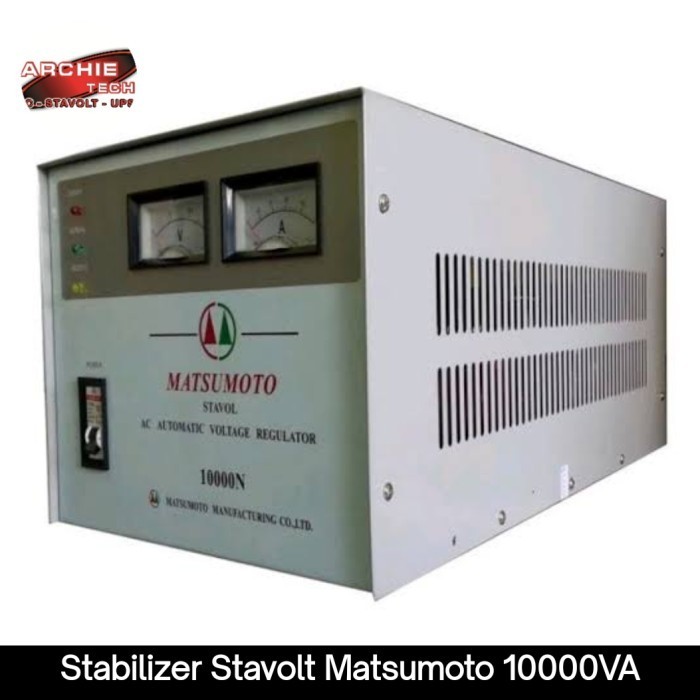 Jual Stabilizer Stavol MATSUMOTO 10000N Automatic Voltage Regulator ...