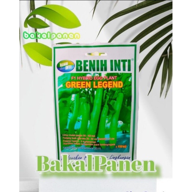 Jual Benih bibit terong hijau Benih Inti GREEN LEGEND F1 isi 150 biji ...
