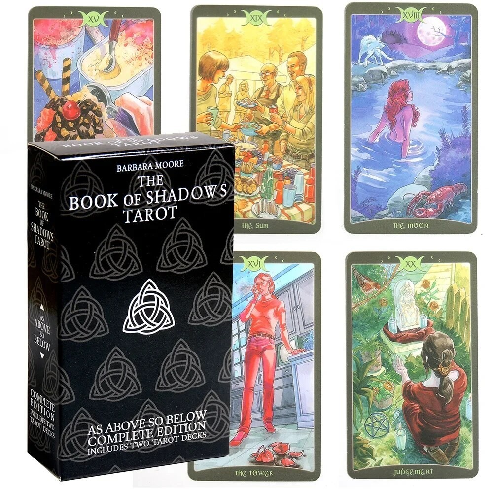Jual The Book Of Shadows Tarot cards Complete Kit Cards Fortune ...