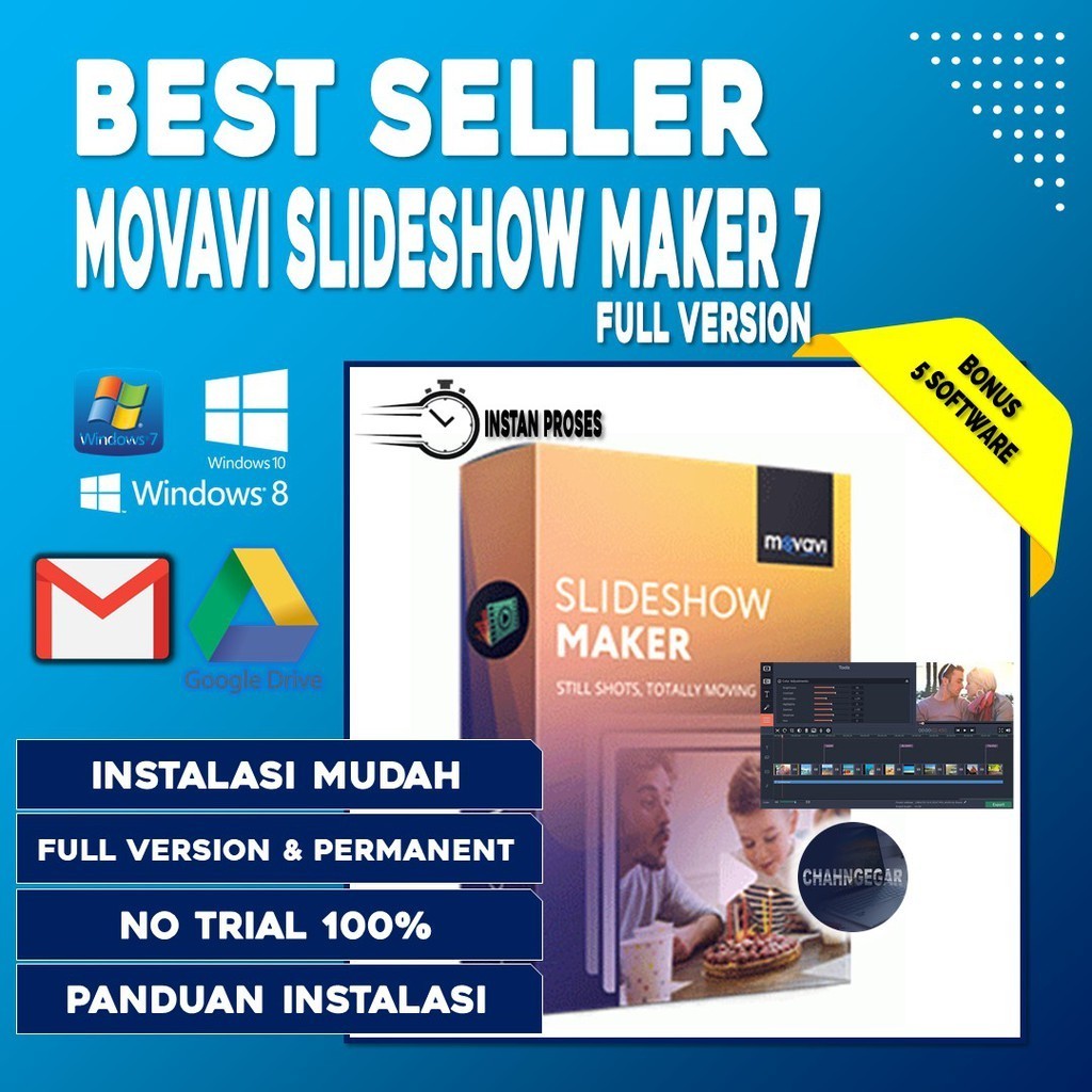 Jual Movavi Slideshow Maker 2022 Full Version & Lifetime Software Movie Editing Gambar Video ...