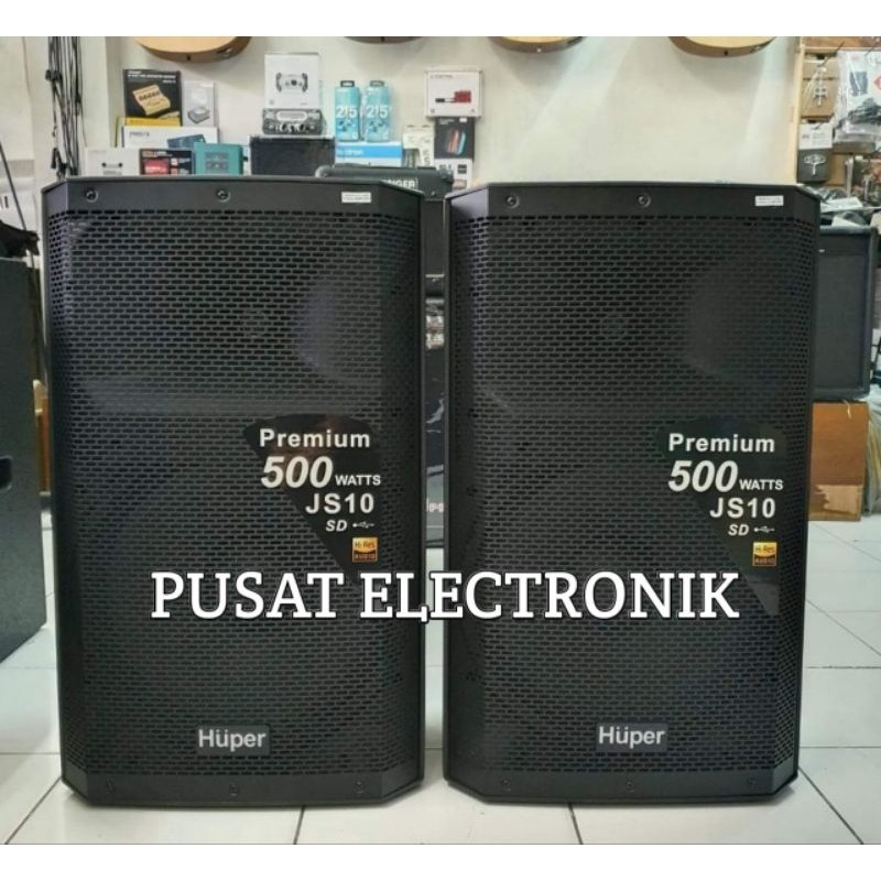 Jual SPEAKER AKTIF HUPER JS10 ORIGINAL SPEAKER AKTIF 15INCH GARANSI RESMI | Shopee Indonesia