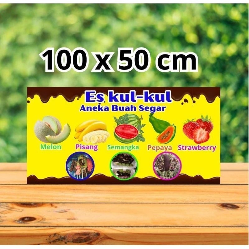 Jual Es Kul Kul Spanduk, banner es kul kul viral | Shopee Indonesia