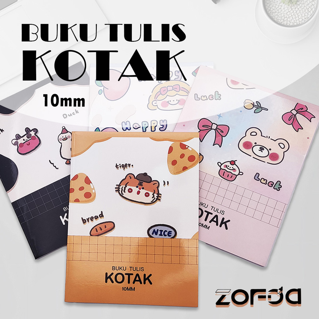 Jual [5/10/14MM Kotak]Grid Notebook Buku Tulis Kotak Murid SD Buku ...