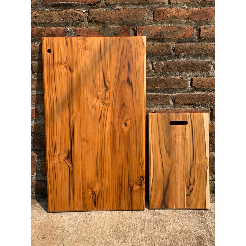 Jual Custom Talenan Kayu Jati Besar 70*40cm | Shopee Indonesia