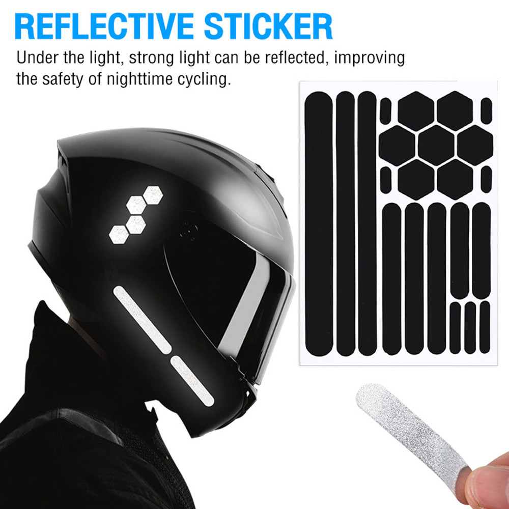 Jual STIKER CUTTING Reflective Stickers for Helmets Invisible Helmets ...