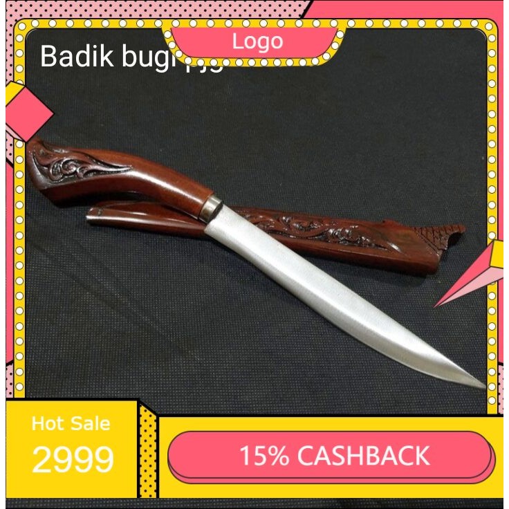 Jual Badik asli bugis / pisau badik baja asli tajam / pisau tajam super ...