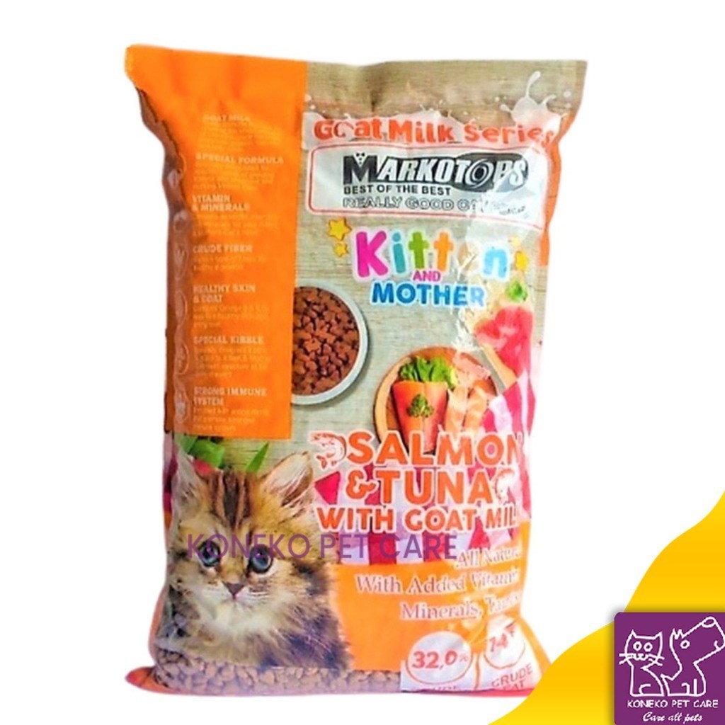Jual Markotop mother & kitten salmon tuna goat Milk Orange 800g ...